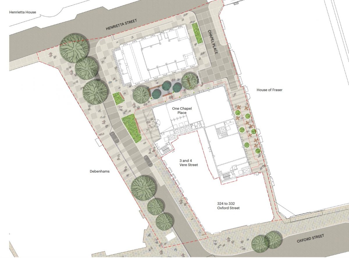 Creating a new destination just off Oxford Street - One Chapel Place